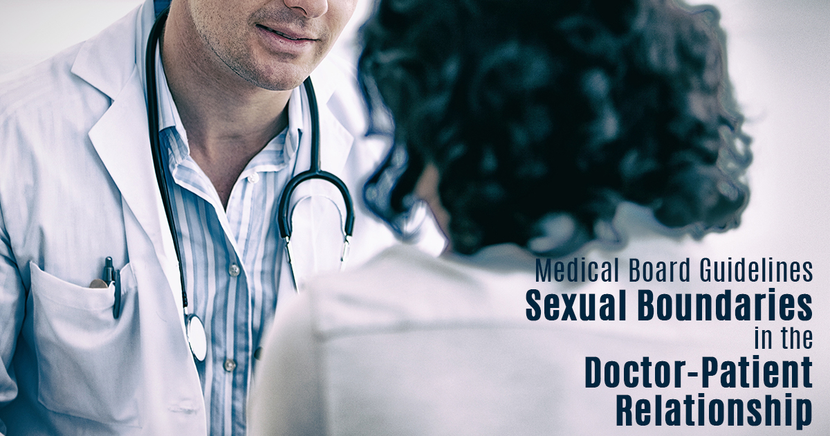 Sexual Boundaries in Doctor-Patient Relationship | Gilshenan & Luton