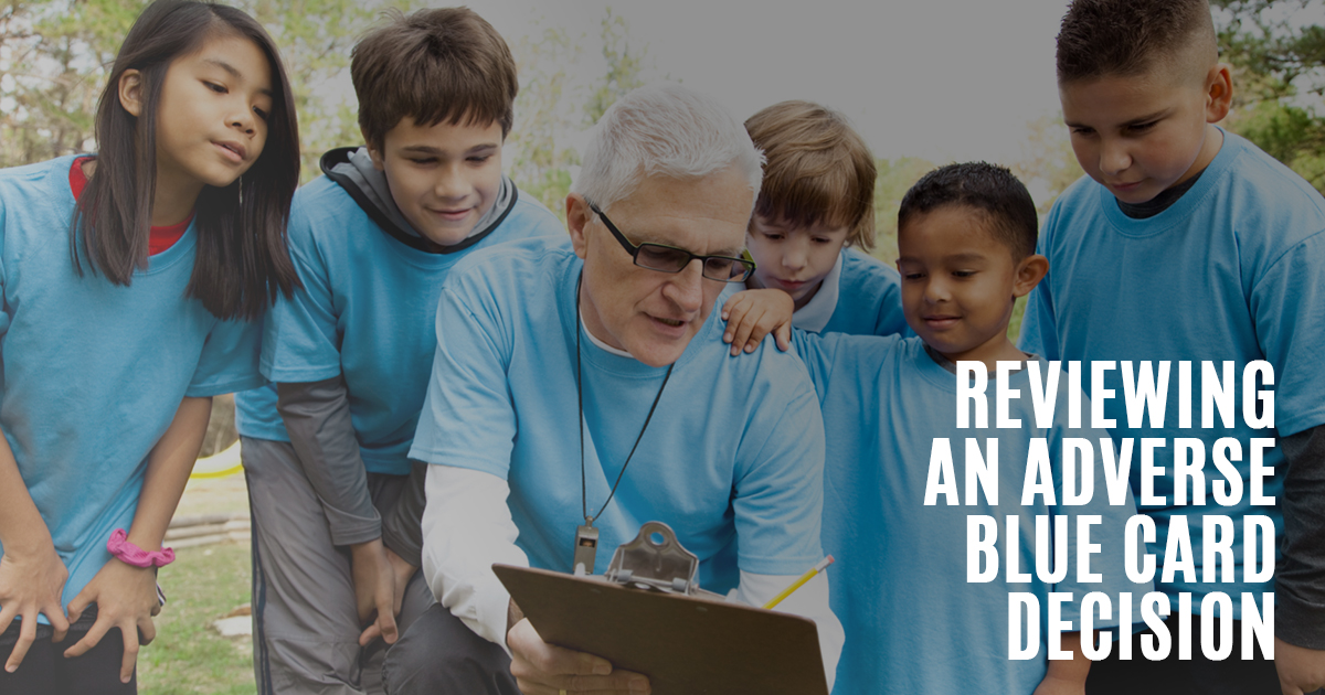 Reviewing Blue Card Decisions | Gilshenan & Luton