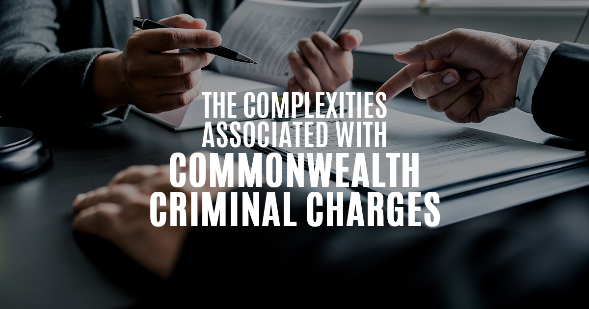 Guide to Commonwealth Criminal Charges | Gilshenan & Luton