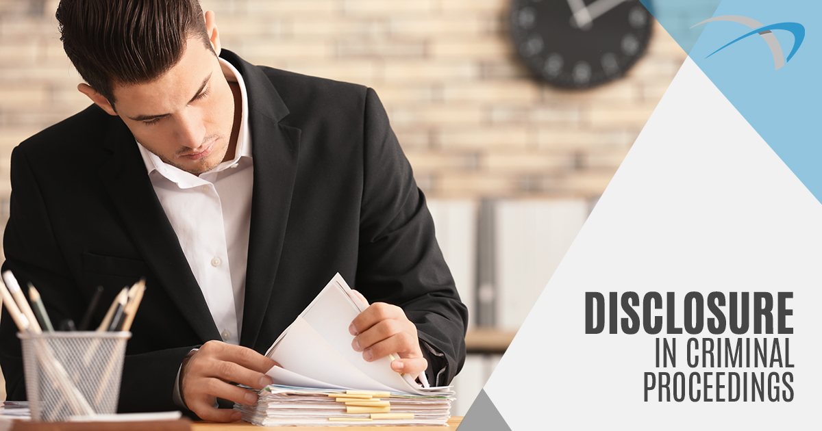 Disclosure in Criminal Proceedings | Gilshenan & Luton